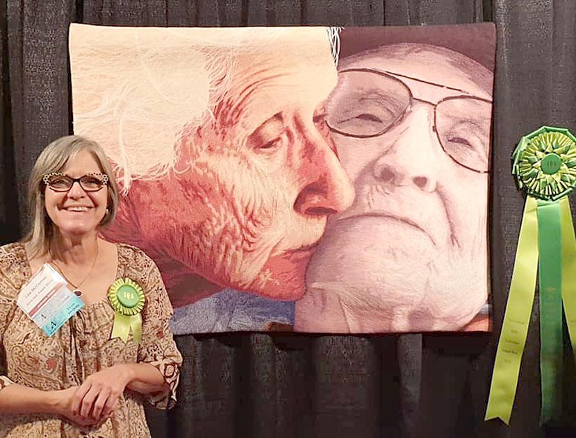 May show featuring thread paintings at Meadowlark Meet the artist ...